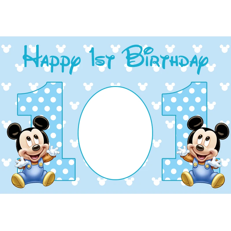 Baby Mickey 1st Birthday Clipart