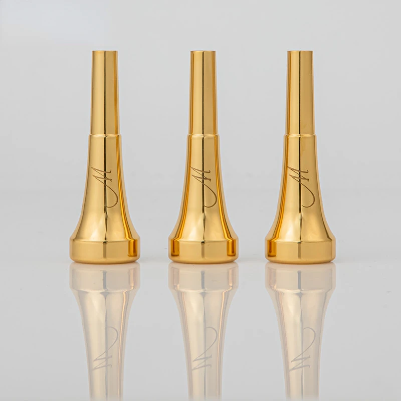 Monette-Bb-Trompete-Bocal-Instrumentos-de-Lat-o-Banhado-a-Ouro-e-Prata ...