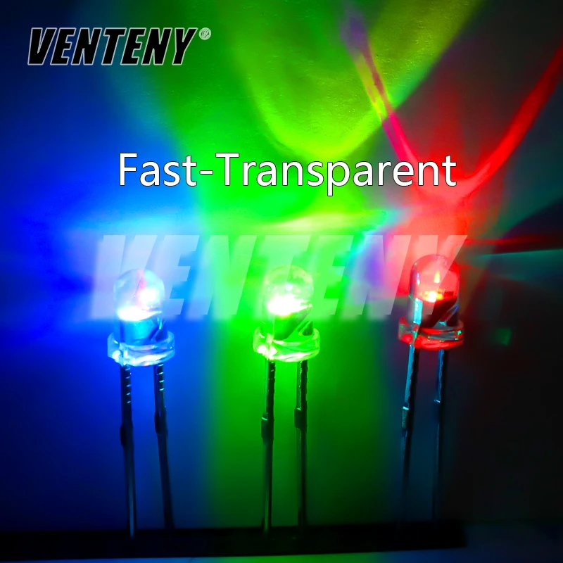 Diode-lectroluminescente-LED-ronde-flash-RVB-rapide-lent-rouge-vert ...