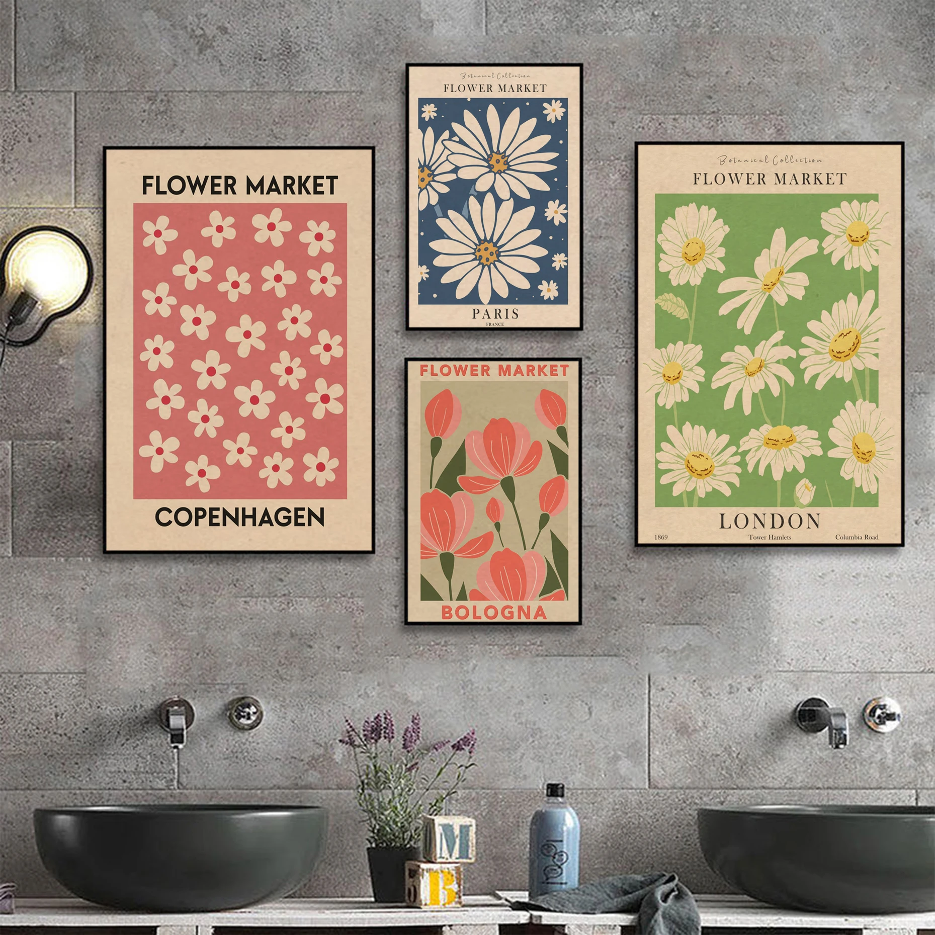 Kraft Paper Home Decor | Kraft Paper Poster | Vintage Poster | Poster ...