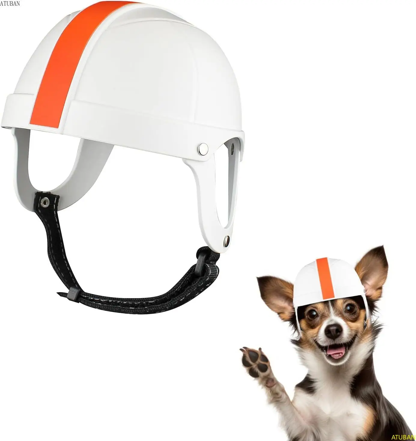 ATUBAN-Dog-Helmet-Motorcycle-Pet-Helmet-for-Small-Dog-Cat-Hard-Safety ...