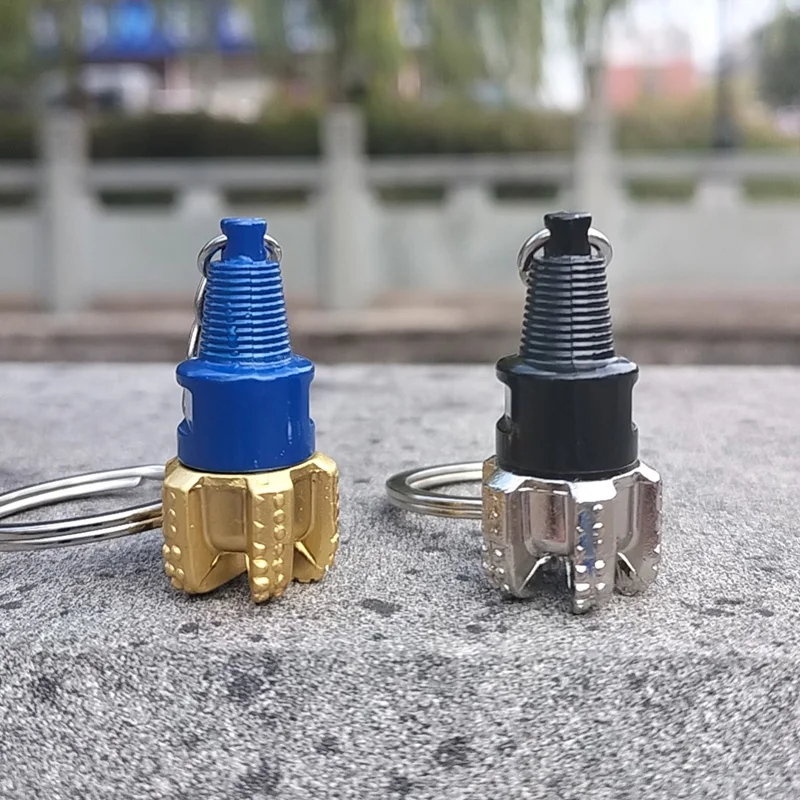 PDC-Gear-Drill-Bit-Keychain-Metal-Keyring-Creative-Drill-Pipe-Car ...