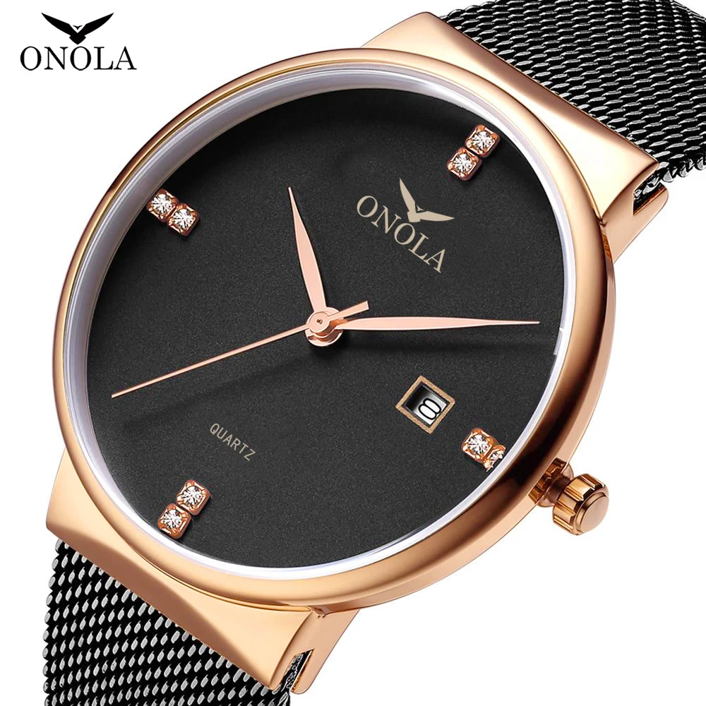 ONOLA reloj de cuarzo ultrafino Simple para hombre, reloj clásico de ...
