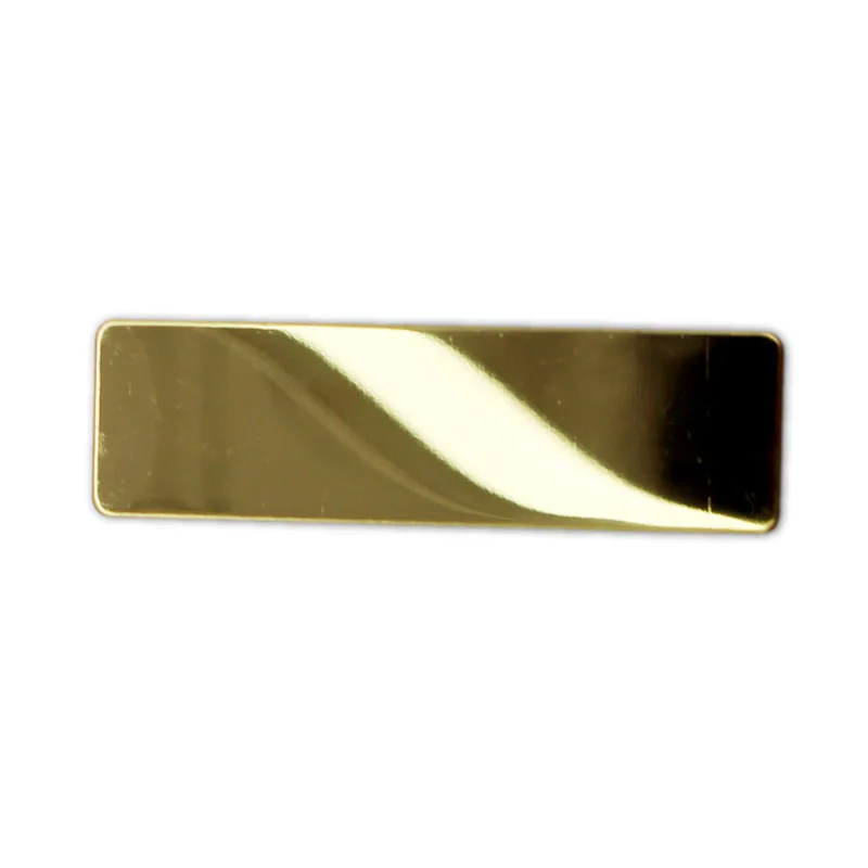 Blank Gold Name Plate