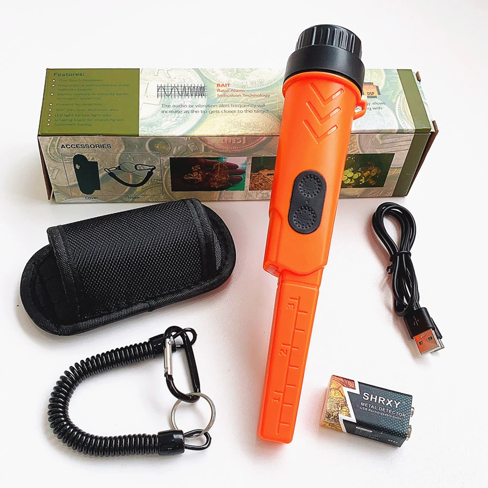Waterproof Pointer Metal Detector Underwater 15m Pulse Pinpointer With ...