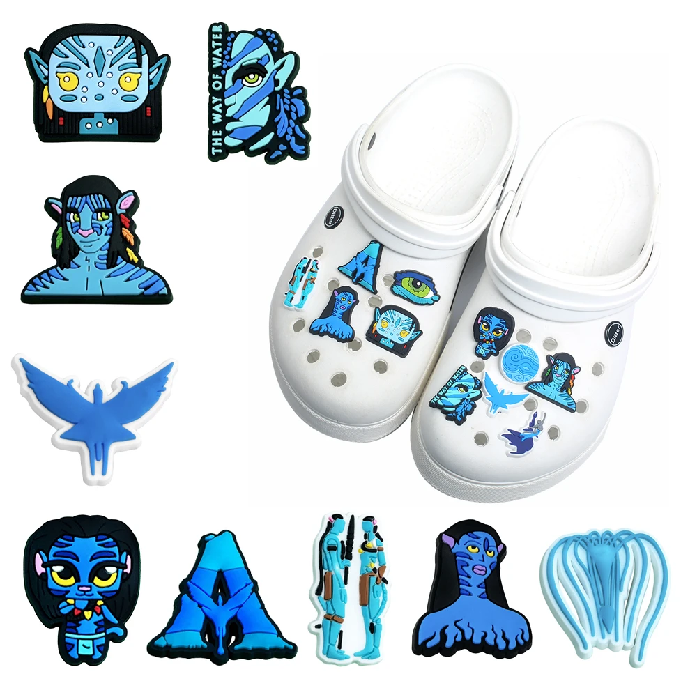 Famous Science Fiction Film Croc Charms PVC Shoe Decorations Clogs ...