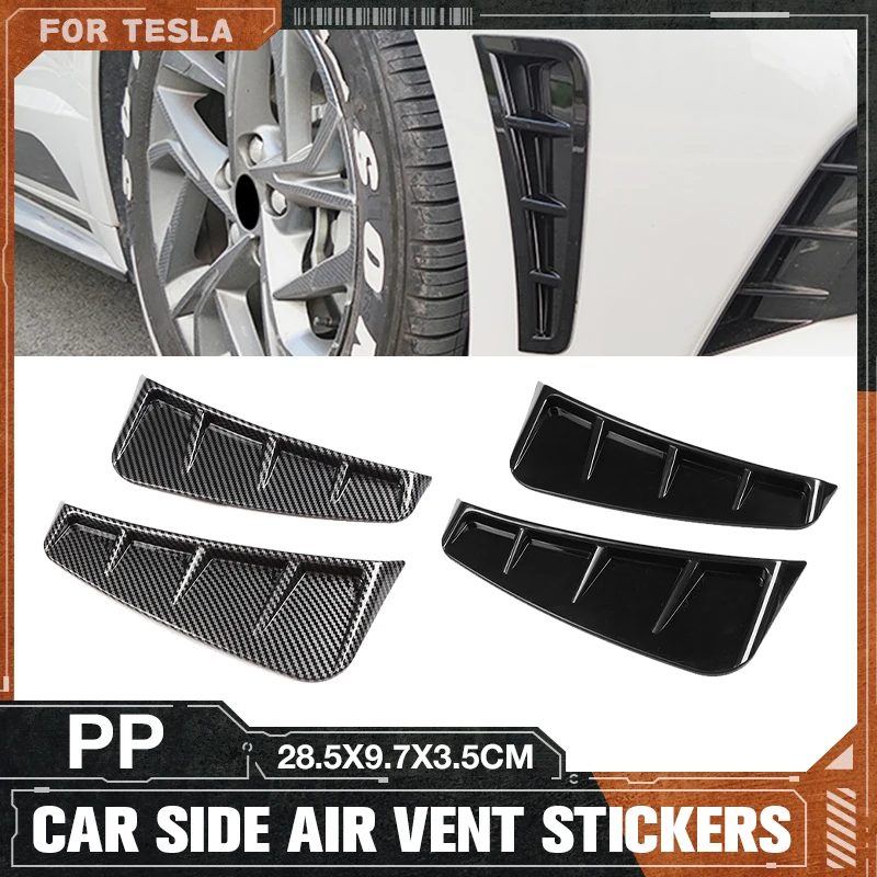 Universal-Automobile-Side-Wing-Leaf-Panel-Accessories-Air-Outlet-Trim-Flow-Hood-Exterior-Style ...