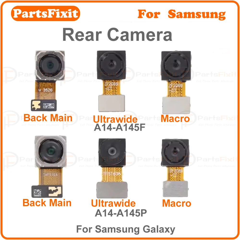Rear Camera Big Main For Samsung Galaxy A14 A145F A145P Macro UltraWide ...