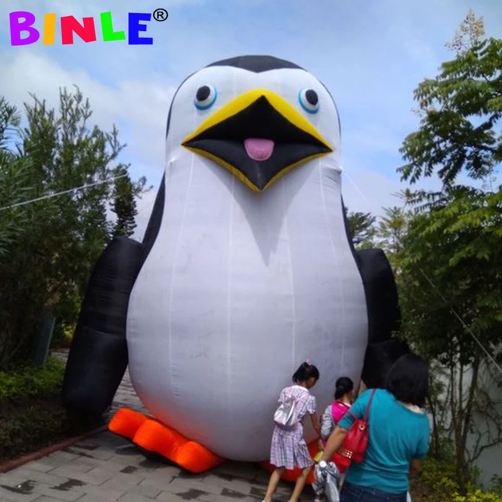 Outdoor-5meters-Giant-Inflatable-Penguin-Parade-Mascot-Animal-Cartoon ...
