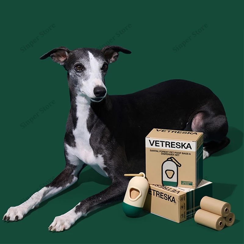 Dog Poop Bag Holder for Leash Dogs Waste Bag Dispenser with Elastic ...