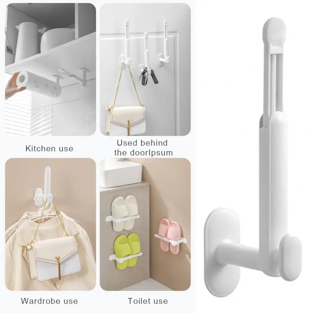 Telescopic-Hat-Rack-Waterproof-L-shaped-Towel-Holder-Telescopic-Hooks ...