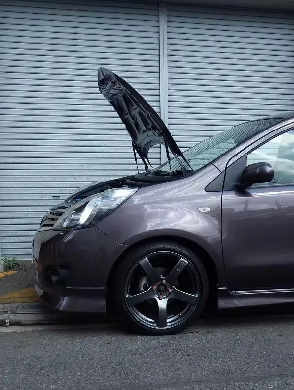 Front Bonnet Hood Struts for Nissan Note E11 2004-2013 Modify Gas ...