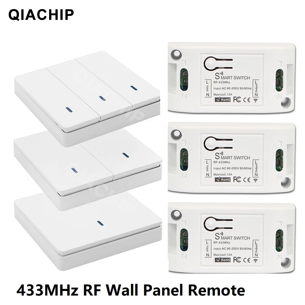 Qiachip Wireless Remote Control Switch Controller Ac 110v 220v Receiver ...