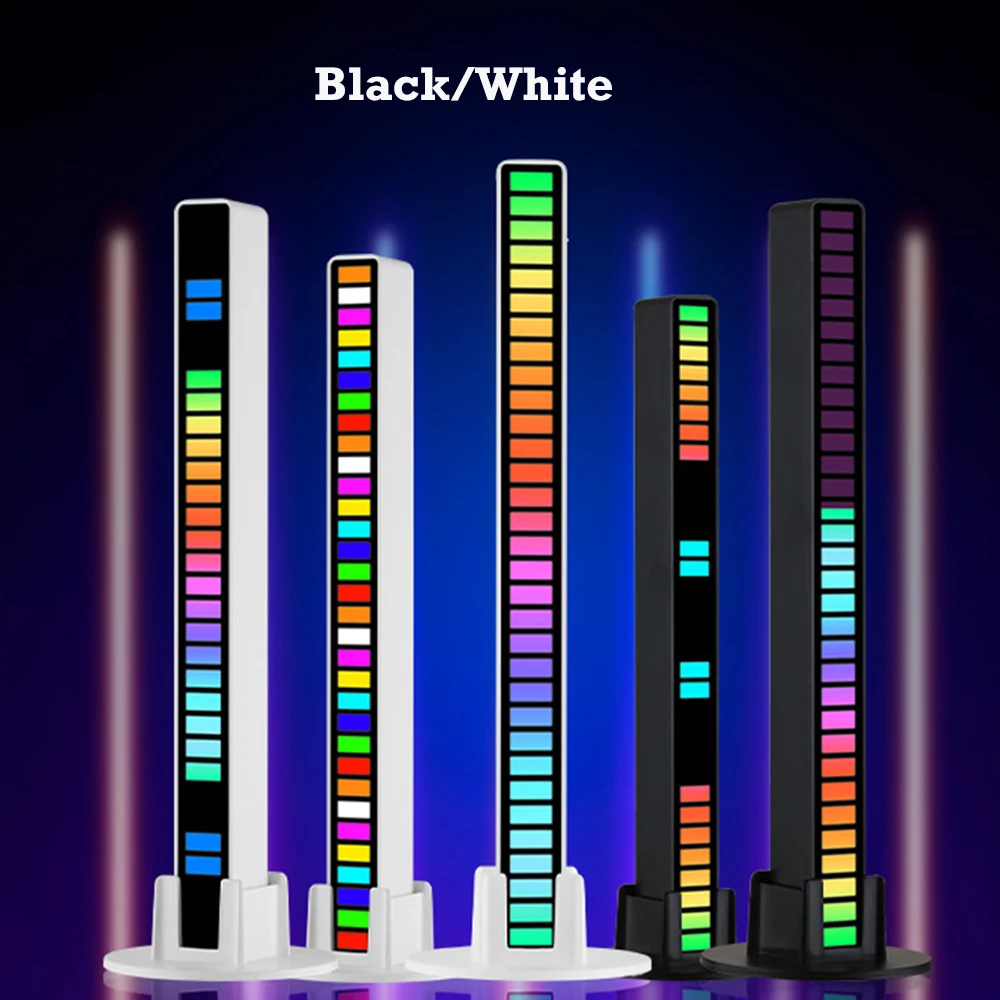 FTOYIN-32Led-RGB-Music-Rhythm-Light-Bar-Rechargeable-APP-Control-Rgb ...