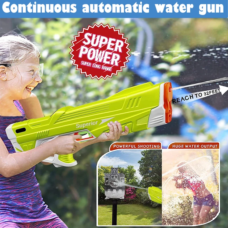 Full Automatic Water Storage Gun Electric Water Gun Induction Water ...
