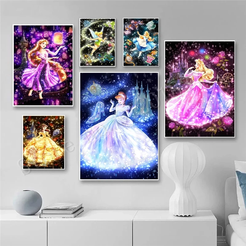 Disney Princess Paintings Canvas