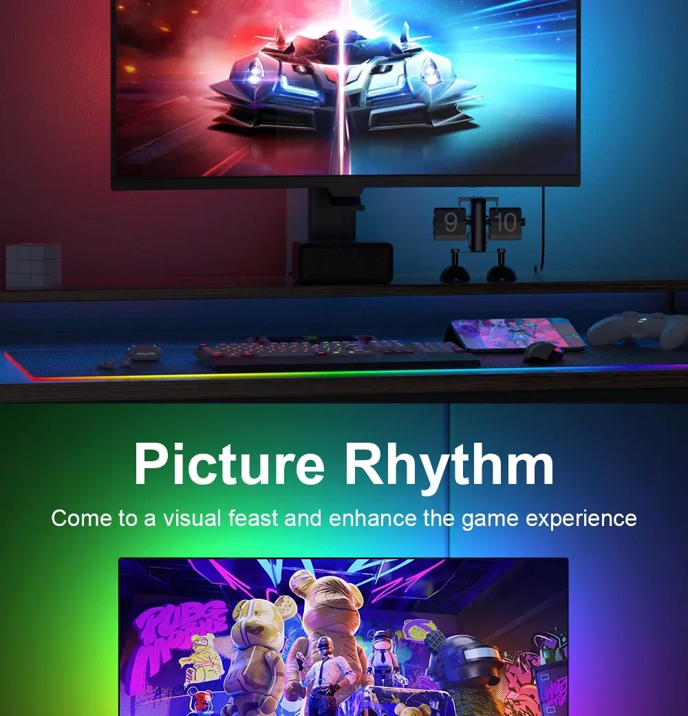 PC Monitor RGB Sync Backlight for Windows - BARTER HUTT