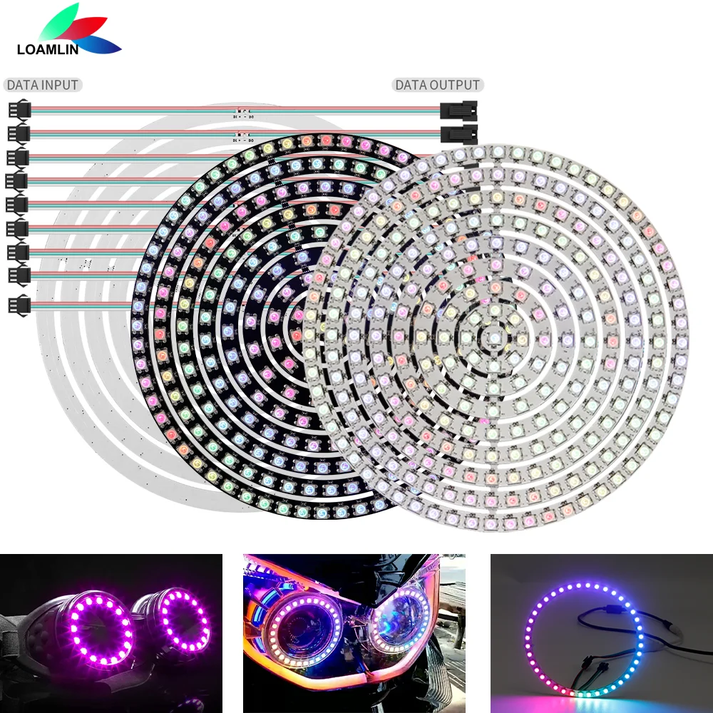 Ws2812-leds-ring-ws2812b-eingebauter-ic-rgb-voll-farbiger-runder ...