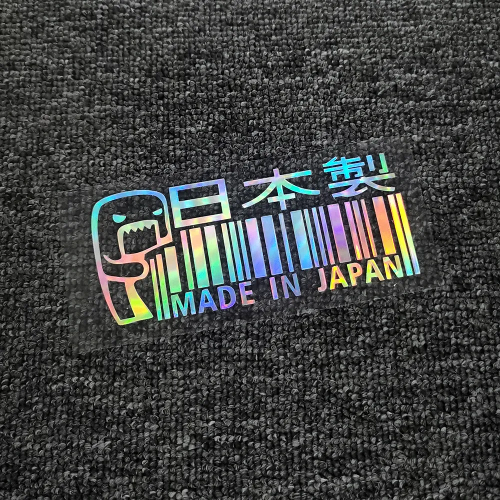 Car-Stickers-Made-In-Japan-Domo-Kun-JDM-Reflective-Decoration-For-Trunk ...