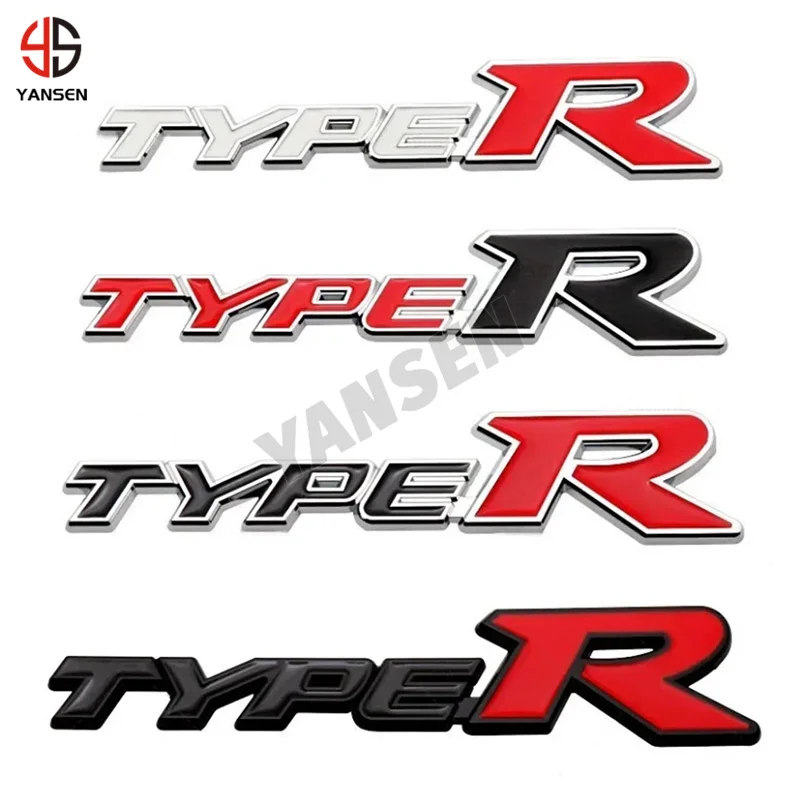 Car-Hood-Bonnet-Front-Grille-Rear-Trunk-Emblem-Badge-Logo-TYPE-R ...