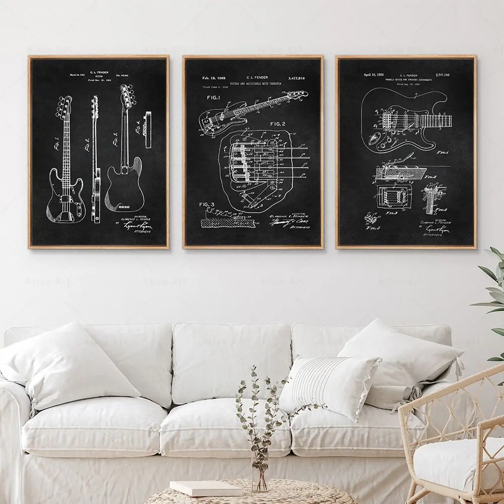 Exploring the Beauty of Musical Instruments Drawing: A Guide to Vintage ...