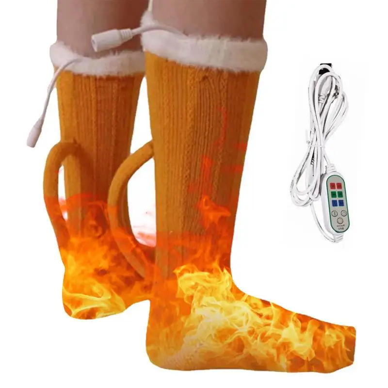 Calcetines térmicos lavables para esquiar, medias térmicas para pies de ...