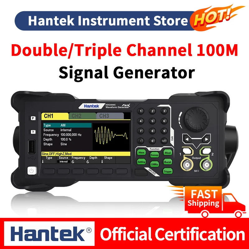 Hantek-5-in-1-Arbitrary-Waveform-Generator-Pluse-Generator-Function ...
