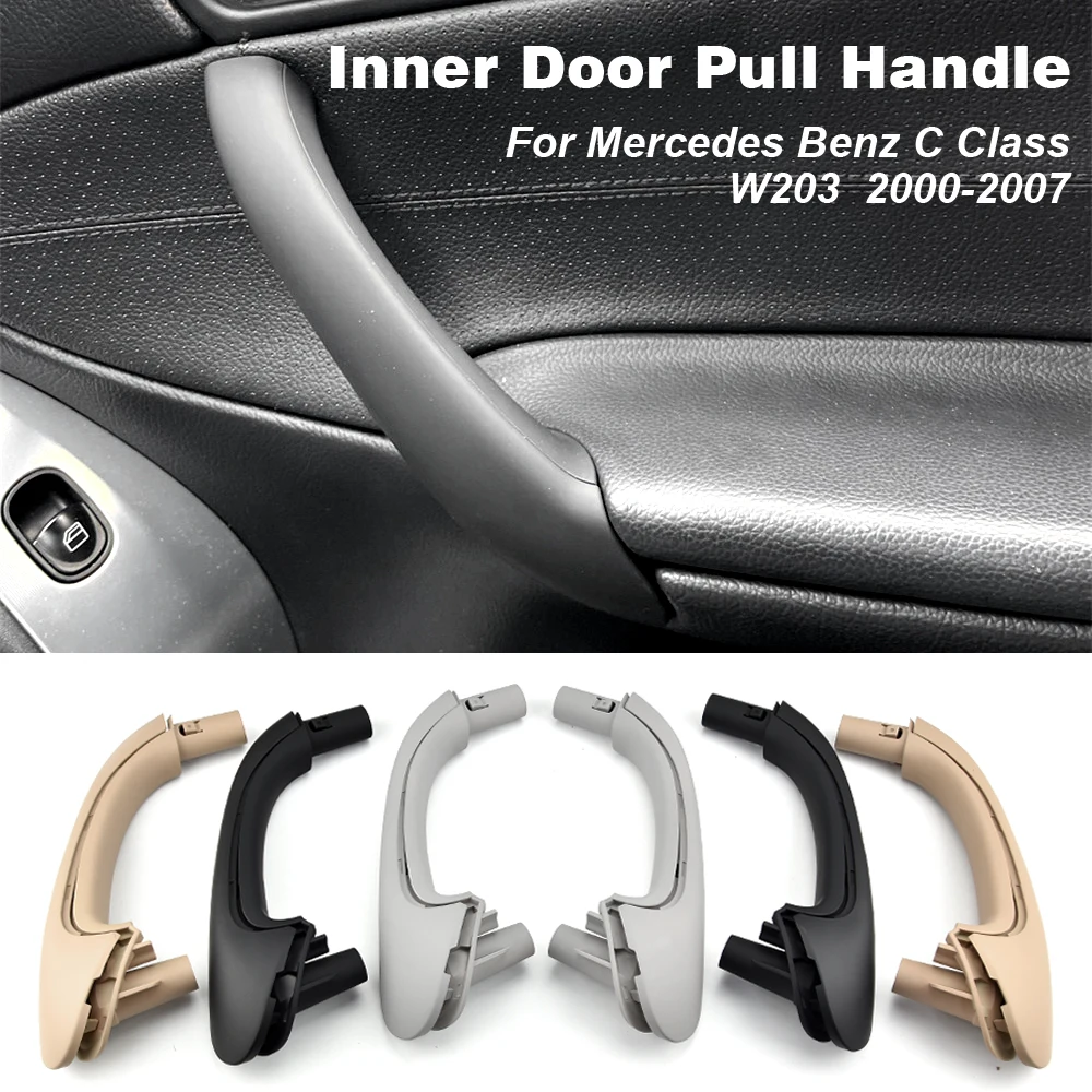 For-Mercedes-Benz-C-Class-W203-Inner-Door-Pull-Handle-Cover-Interior ...