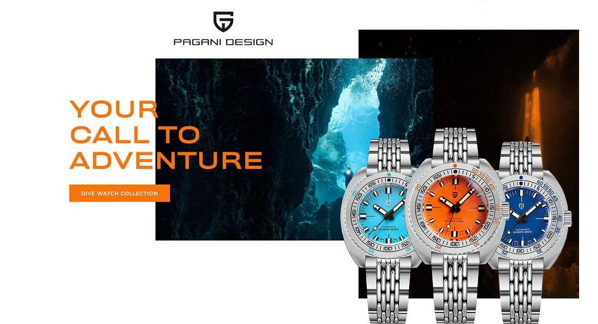 Pagani Design PD-1719 (SUB 300T Homage) NH38/ Sapphire Crystal Watch 4K ...