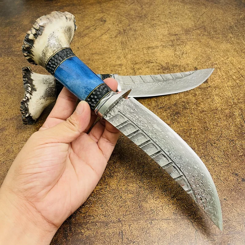 Collection-knife-Mongolian-handhandle-meat-straight-knife-antler-handle ...