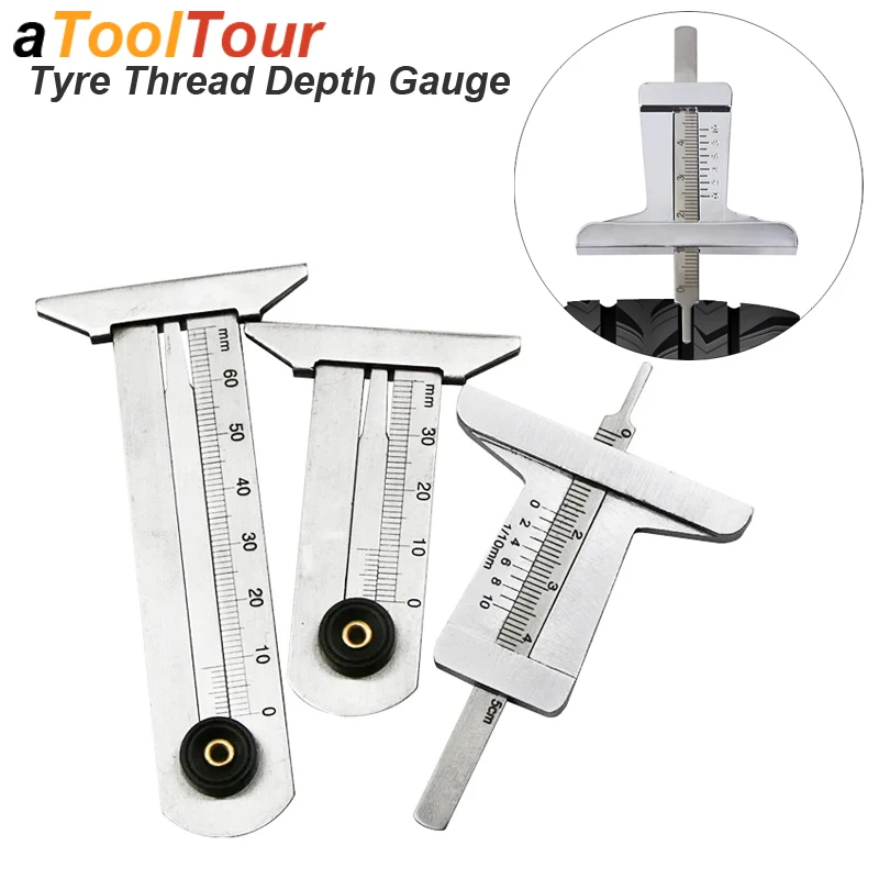 Tire-Depth-Meter-Gauge-Tyre-Thread-Caliper-Checker-Ruler-Gage-Groove ...