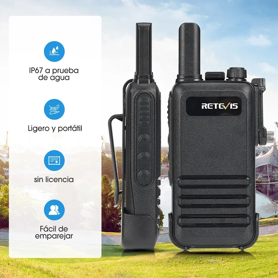 Retevis-RB647-Mini-Walkie-Talkie-Profissional-IP67-Resistente-Al-Agua ...