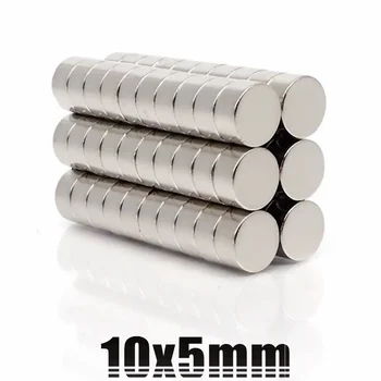 10/20/50/100pcs 10x5 magnet 10x5mm Super strong sticking neo neodymium ...