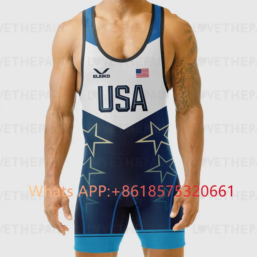 ELEIKO-traje-de-lucha-libre-para-hombre-traje-profesional-mono-de ...