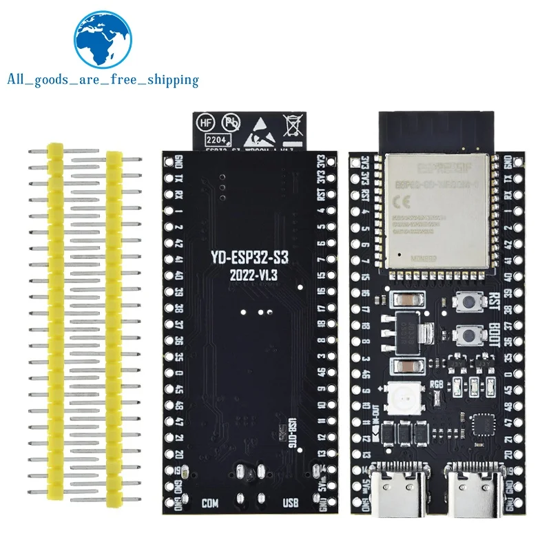 ESP32 / ESP32-S3 WiFi+Bluetooth Internet Of Things Dual Type-C ...