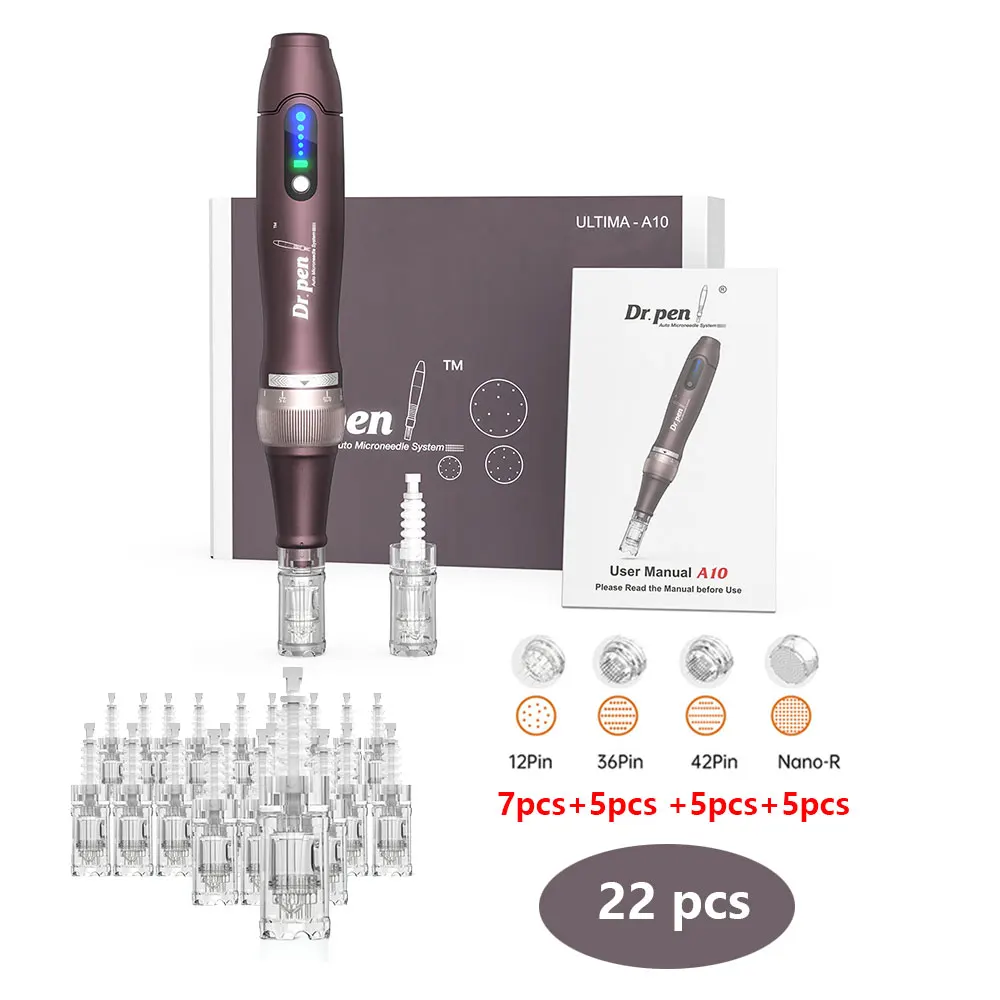 Dr-Pen-Ultima-A10-ile-22-adet-i-neler-Microneedling-kalem-profesyonel ...