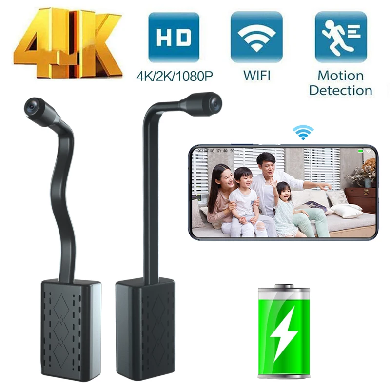 Mini Cam Wireless Wifi Camera Outdoor | Wifi Home Security Cam Mini ...