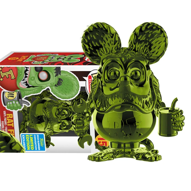 Funko Pop Rat Fink #15 Exclusive Action Figure Toys Collection Dolls ...