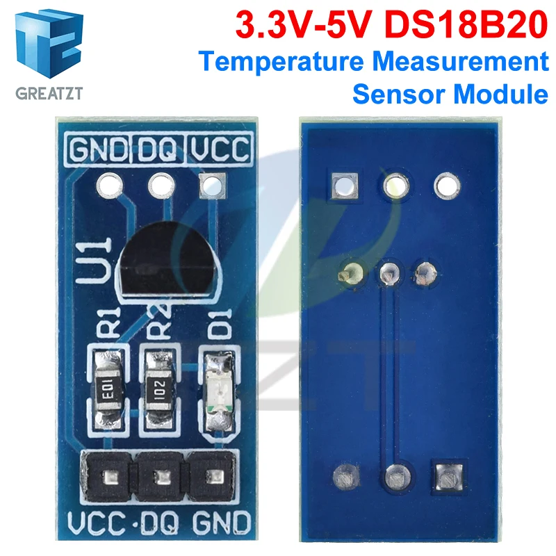 GREATZT 1PCS DS18B20 temperature measurement sensor module For arduino ...