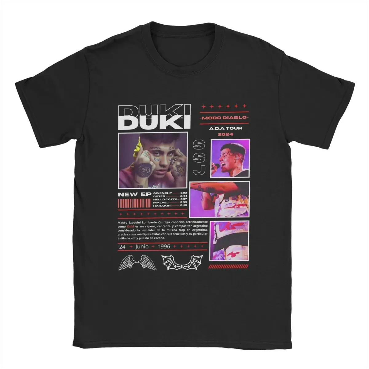Camiseta-de-rapero-del-cantante-Duki-para-hombre-y-mujer-camisetas ...