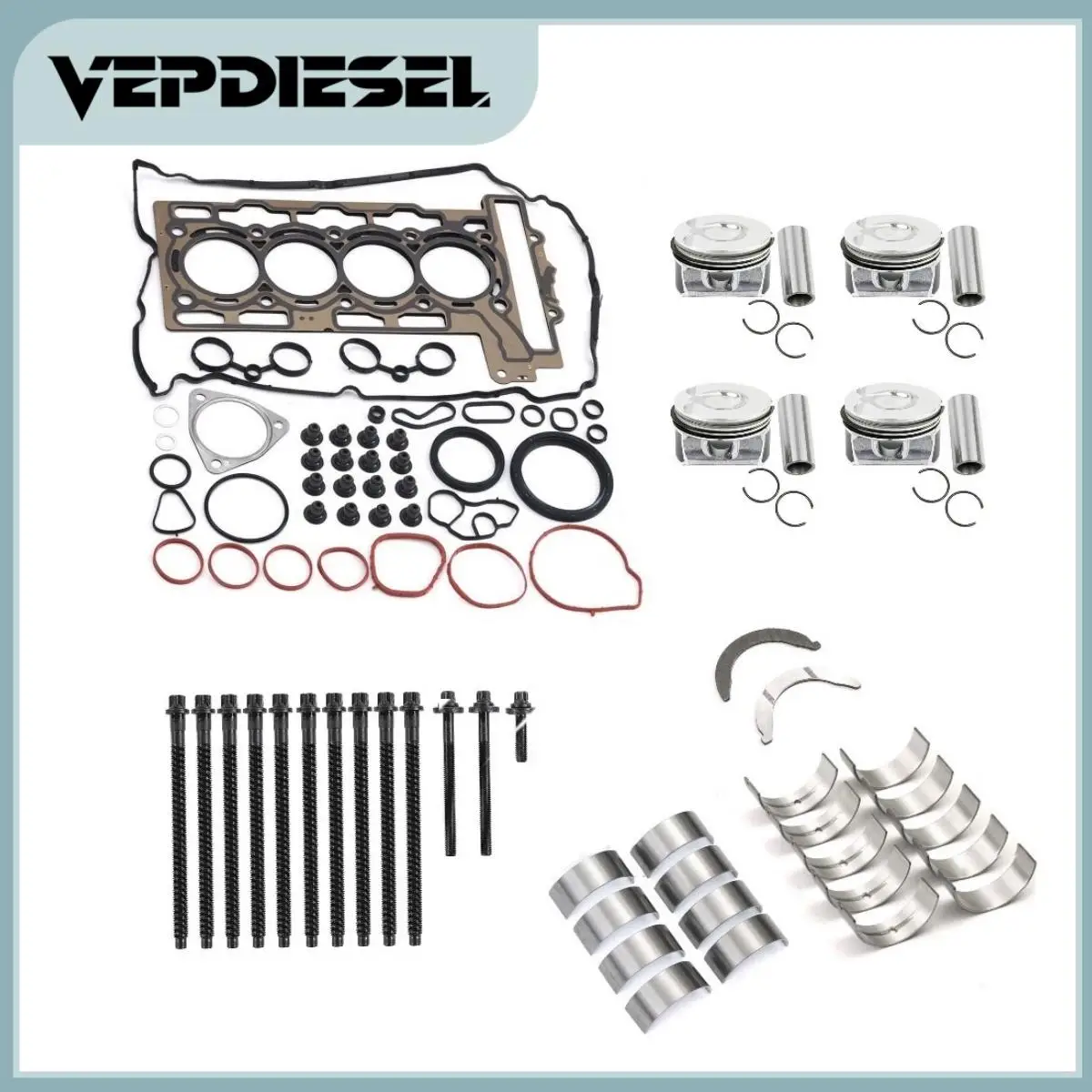 11257566019-11217585453-Engine-Pistons-Gaskets-Bearing-Shells-Overhaul ...