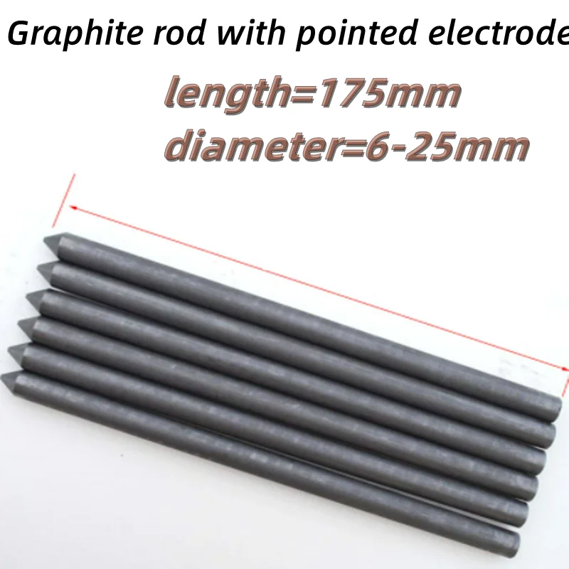 1pcs-High-Density-Graphite-Carbon-Rod-Pointed-Cone-99-99-Graphite-Black ...