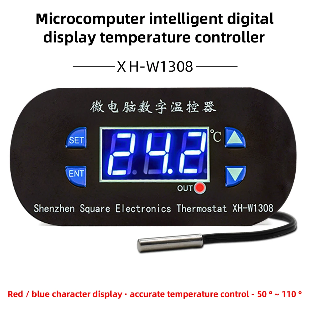 W1308-Digital-Thermostat-DC-12V-AC-110V-220V-10A-Temperature-Controller ...