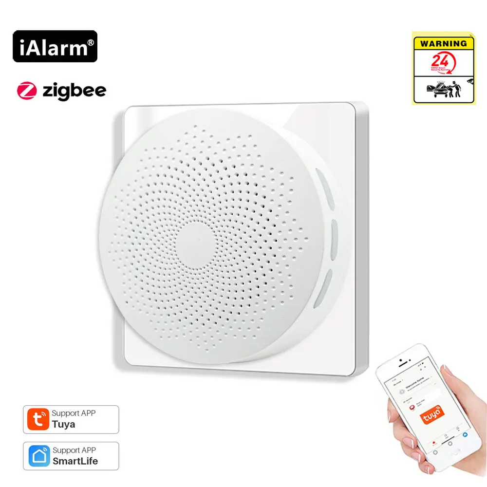 iAlarm-Zigbee-Wifi-Linkage-Gateway-G01-Multi-Mode-Smart-Home-Bluetooth ...