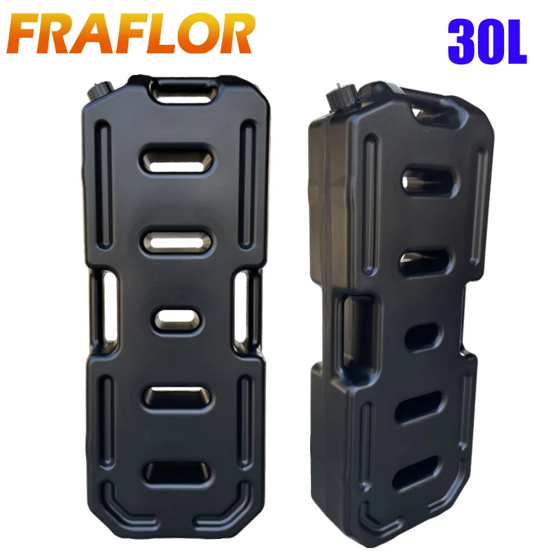 30L-Liter-Jerrycan-Spare-Fuel-Barrel-Gasoline-Diesel-Fuel-Tank-Can-Pack ...