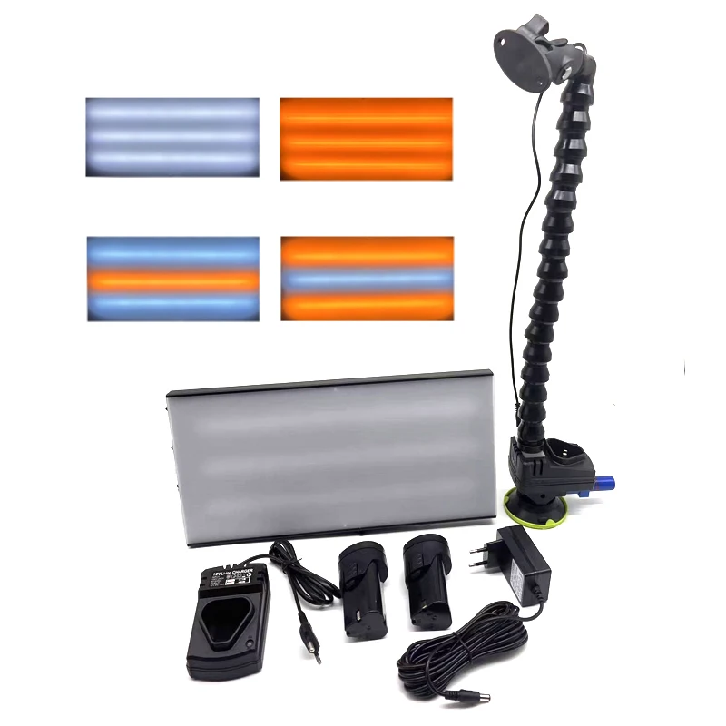 12V-Cordless-Car-Dent-Repair-Light-With-Battery-Charger-6-Lamps-PDR ...