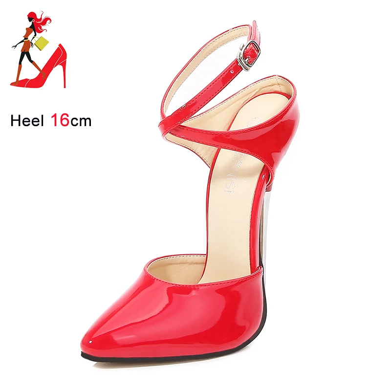 Woman-Extreme-Metal-Heel-Sandals-Plus-Size-46-Summer-Stilettos-16CM ...