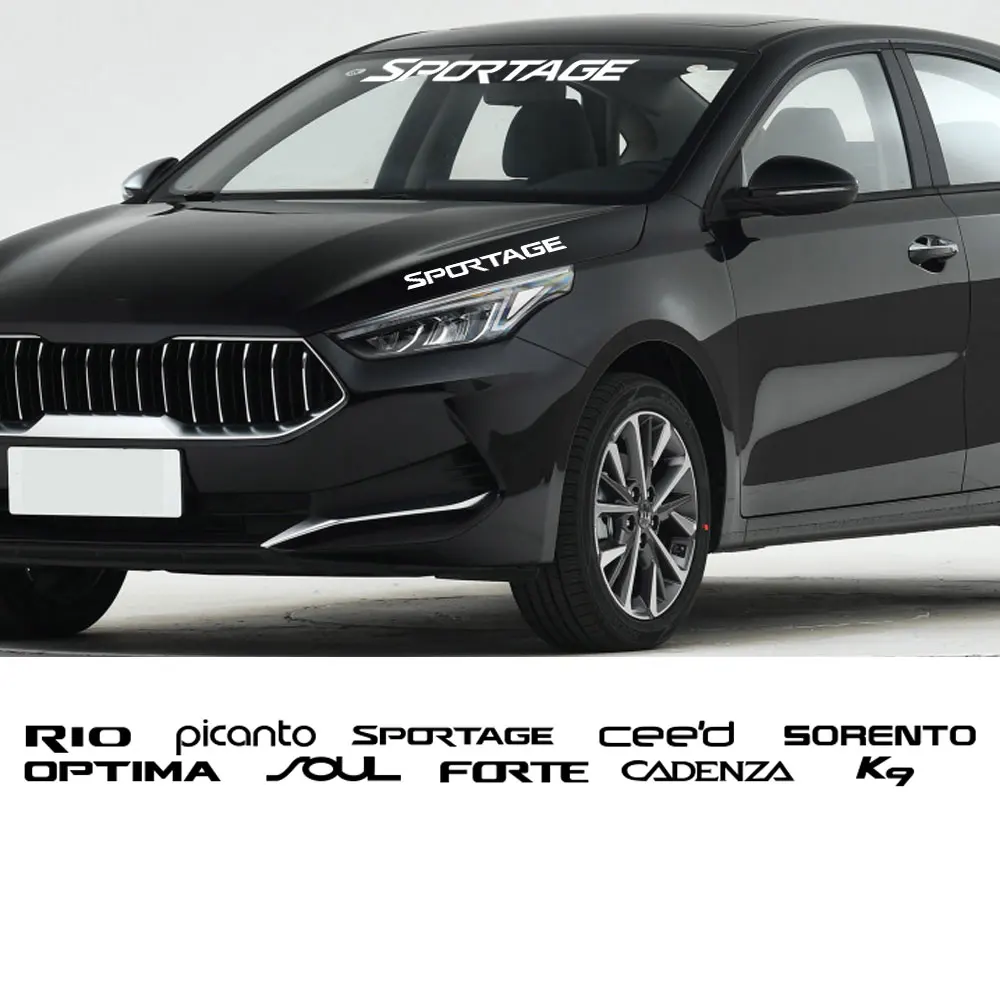 Car-Front-Rear-Windshield-Sticker-For-Kia-Sportage-Rio-K9-Optima ...