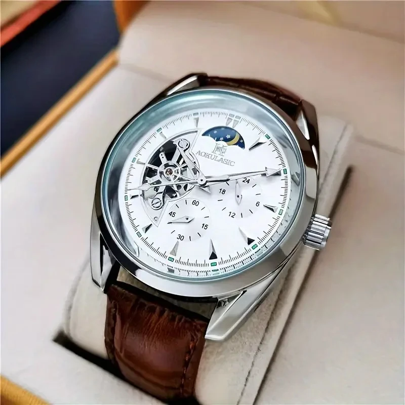 [Cool Men's Automatic Mechanical Watch] Men's Automatic Mechanical ...