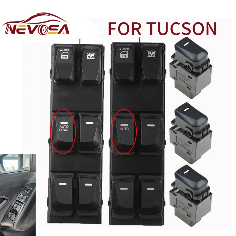 NEVOSA-Front-Left-Power-Window-Switch-For-Hyundai-Tucson-2010-2015 ...